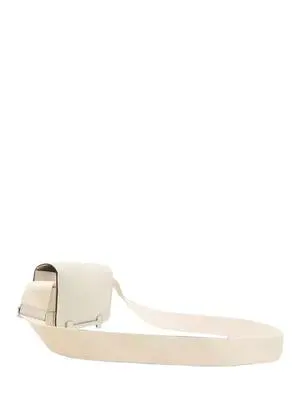 Hermès 2024 Chevre Mysore Geta Crossbody Bag - White