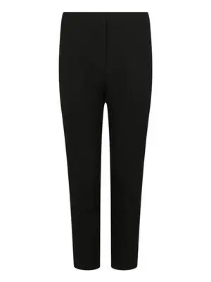 Alexander McQueen Tailored Cropped Trousers - Black