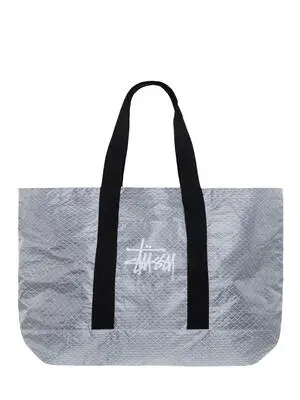 StÜssy Ripstop Overlay Extra Large Tote Bag - Black