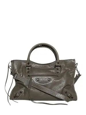 Balenciaga Balenciaga Le City Tote Bag Green