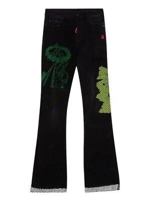 Off-White Vintage Skinny Stacked Jeans - Black