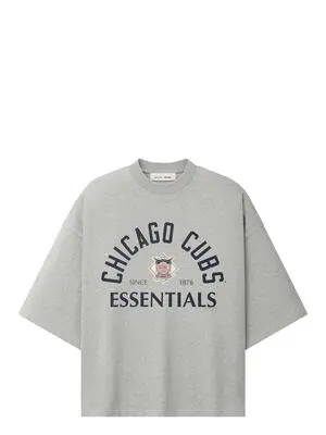 Fear Of God Cubs National League Merch Tee 'concrete Heather - Grey