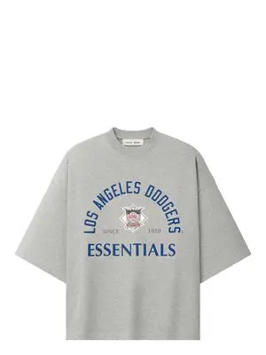 Fear Of God Dodgers National League Merch Tee 'concrete Heather - Grey