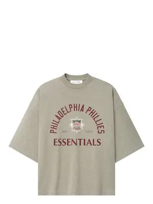 Fear Of God Phillies National League Merch Tee 'seal Heather - Grey