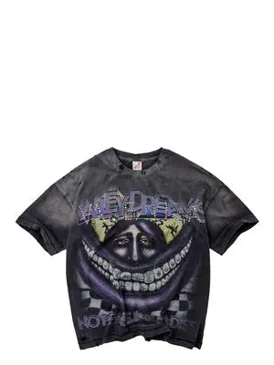 VALE FOREVER Smiley Face Tee - Black