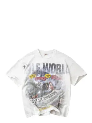 VALE FOREVER Newspaper Tee - White