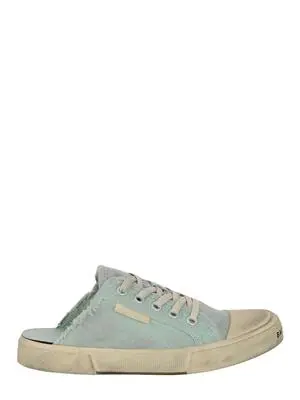 Balenciaga Distressed Mule - Blue
