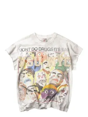 VALE FOREVER Graphic Print Tank - White