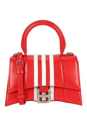 BALENCIAGA X Adidas Hourglass Striped Shoulder Bag 'red/white'