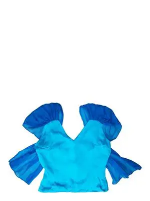 TRAMP IN DISGUISE Tramp In Disguise Ligeia Silk Chiffon Top
