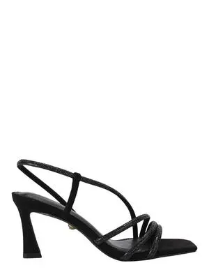 Kurt Geiger Embellished Strappy Heeled Sandals - Black
