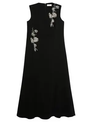 Marina Rinaldi Embellished Maxi Dress - Black