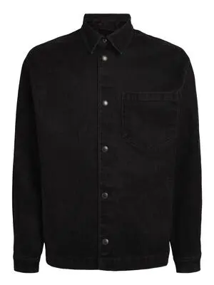 7 For All Mankind Denim Overshirt - Black
