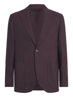 Eton Lana Tech Blazer - Red