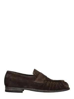 Officine Creative Suede Solitude Loafers - Brown