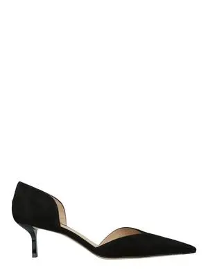 Victoria Beckham Suede D'orsay Pumps 55 - Black