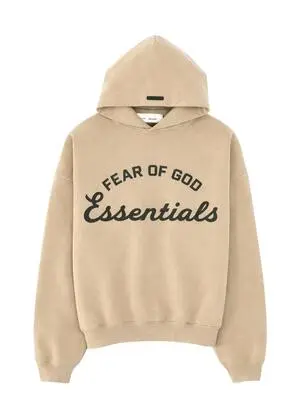 Fear Of God Fear Of God Essentials Logo Mock Neck Sweatshirt Beige
