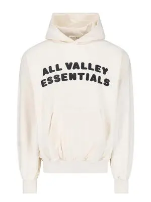 Fear Of God Graphic Pullover Hoodie - White