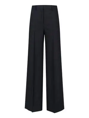 Incotex 100% Virgin Wool Tailored Trousers - Black
