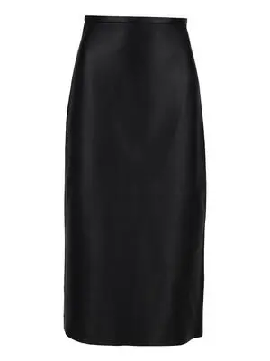 CO CO Leather Midi Skirt