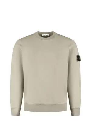 STONE ISLAND Stone Island Organic Cotton Fleece Sweatshirt