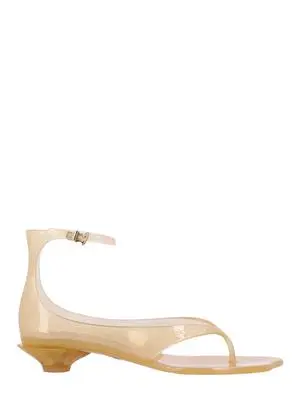 Chloé Transparent Jelly Ankle-strap Sandals - Amberbrown
