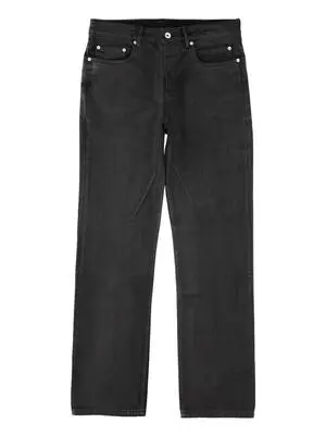 Rick Owens Straight-leg Denim Jeans - Black