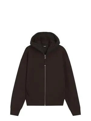 BOSS BOSS Loose-Fit Zip-Up Hoodie In Scuba Jersey