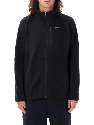 Patagonia Recycled Polyester Full-zip Fleece Jacket With High Neck - Black