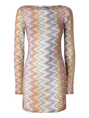 Missoni Long-sleeve Zig Zag Printed T-shirt - Multicoloured