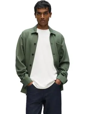 Karl Lagerfeld Buttoned Overshirt - Thyme