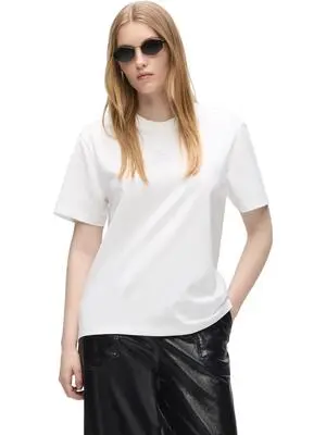 Karl Lagerfeld Rhinestone Autograph T-shirt - White
