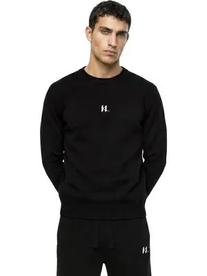 Karl Lagerfeld Monogram Cashmere Blend Loungewear Sweater - Black