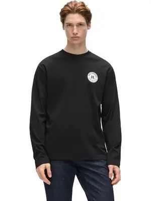 Karl Lagerfeld Après Ski Club Long-sleeved T-shirt - Black