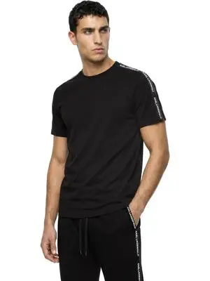 Karl Lagerfeld Logo Loungewear T-shirt - Black
