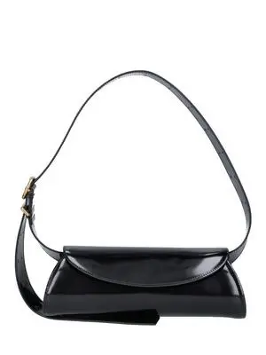 JIL SANDER Large Shoulder Bag "cannolo" Black