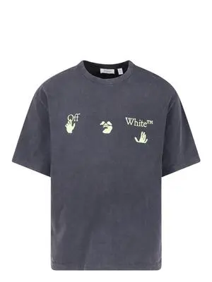 Off-White T-shirt "bacco Arrow Skate - Black