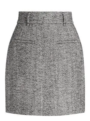 DOLCE & GABBANA Dolce & Gabbana Wool Mini Skirt