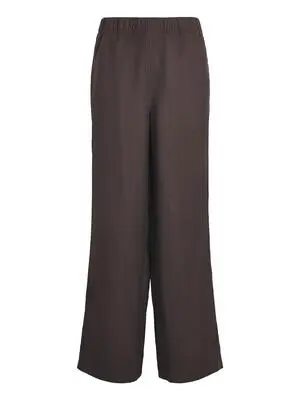 WITH NOTHING UNDERNEATH Hemp Palazzo Trousers - Brown