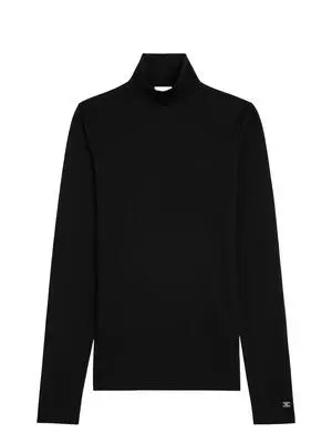 CELINE High Neck Top IN Athletic Cotton Jersey