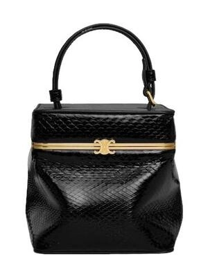 Celine Cube In Python - Black
