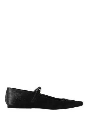 Loulou De Saison Leone Mary Jane Flats - Black