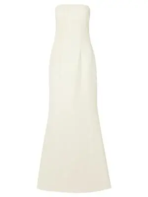 SAFIYAA LONDON Strapless Crepe Gown - No