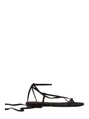 AeydĒ Suede Flat Sandals - No