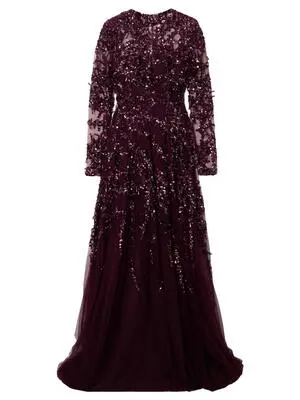 ZUHAIR MURAD Zuhair Murad Embellished Tulle Gown