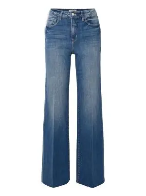 L'Agence High-rise Wide-leg Jeans - No