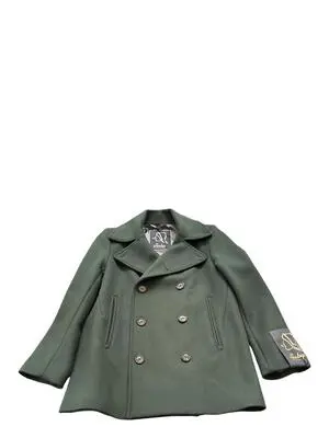 SEALUP Double Breasted Long Sleeve Jacket - Gray