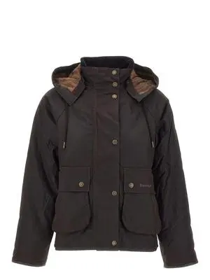 Barbour Georgette Waxed Jacket - Black