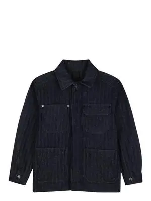 Givenchy Herringbone Denim Overshirt - Black