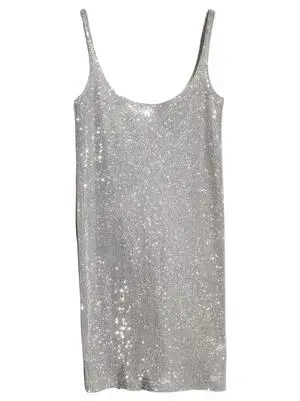 Gucci Crystal-embellished Dress - Silver